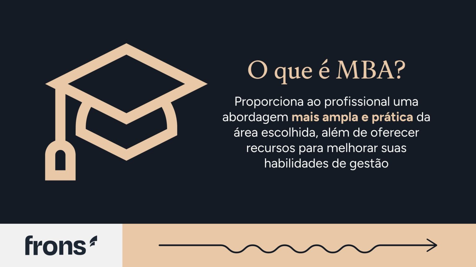 Entenda a diferença entre MBA e pós-graduação com a Frons